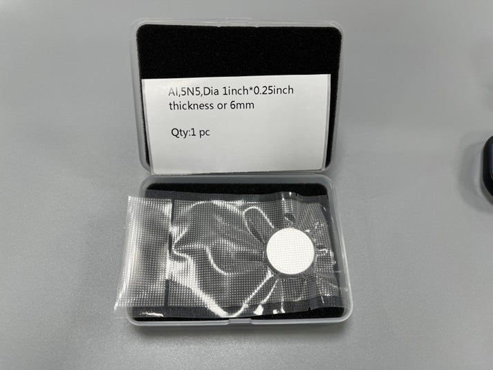 High Purity Aluminum PLD Targets for High Quality Al Thin Films ...