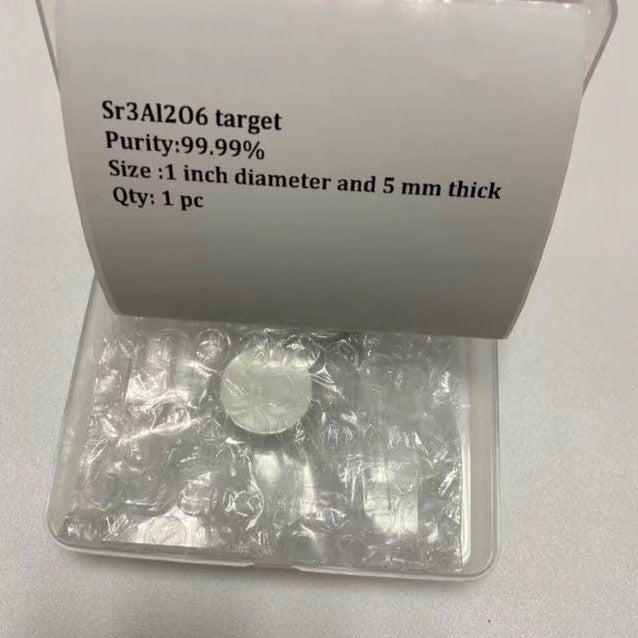 Sr3Al2O6 PLD Targets for Quality Freestanding Thin Films – Target Materials